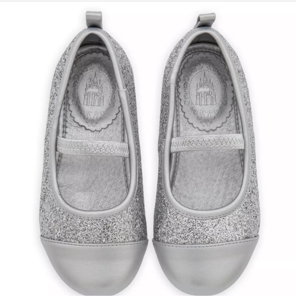 Disney | Shoes | Disney Silver Princess Shoes For Girls | Poshmark